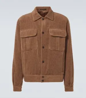 Giorgio Armani Wool And Cashmere Blouson - Brown
