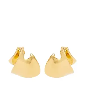 Saint Laurent Oversize Clip-on Earrings - Gold