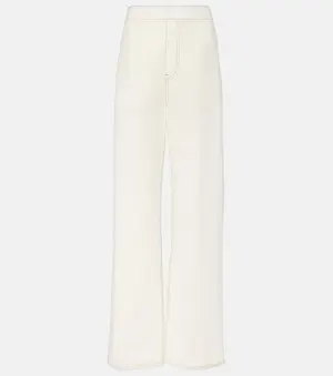 Alaïa High-rise Wide-leg Pants