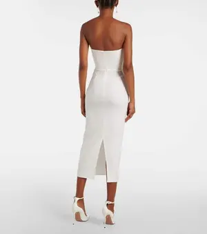 Alex Perry Bridal Strapless Midi Dress
