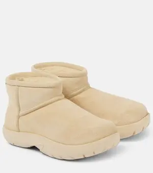 Bottega Veneta Snap Mini Shearling-lined Ankle Boots