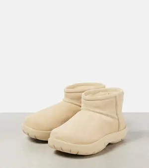 Bottega Veneta Snap Mini Shearling-lined Ankle Boots
