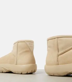 Bottega Veneta Snap Mini Shearling-lined Ankle Boots
