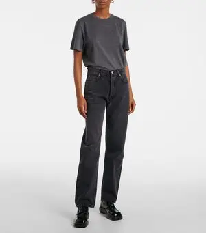 AGOLDE 90s Pinch Waist High-rise Straight Jeans - Black
