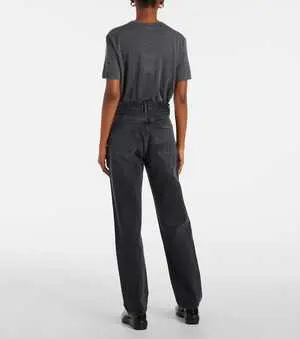 AGOLDE 90s Pinch Waist High-rise Straight Jeans - Black