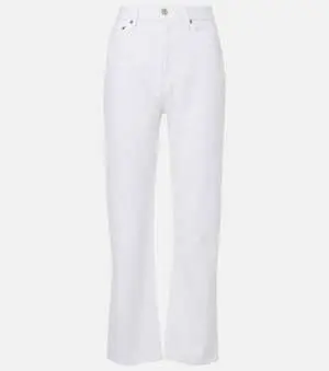 AGOLDE Agolde 90s Pinch Waist High-Rise Straight Jeans White