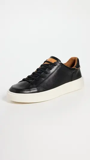 Allen Edmonds Oliver Leather Sneakers - Black