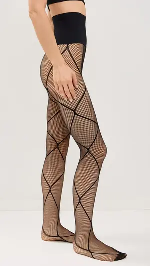 Commando Diamond Net Tights