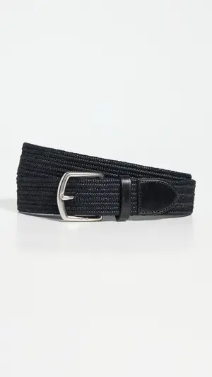 Rlx Ralph Lauren Braided Belt - Black