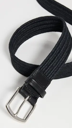 Rlx Ralph Lauren Braided Belt - Black