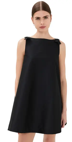 beaded bows bernadette mini dress Bernadette Estee Bow-embellished Taffeta Mini Dress Red Bernadette
