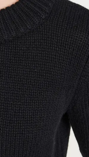 LA LIGNE Solid Mini Marin Sweater - Black