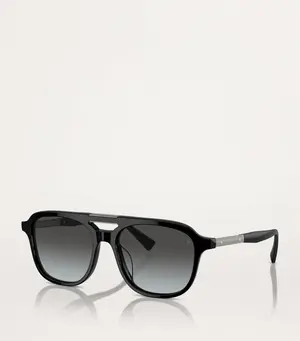 Brunello Cucinelli Acetate Bc4001s Sunglasses - Black