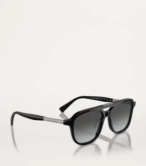 Brunello Cucinelli Acetate Bc4001s Sunglasses - Black