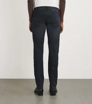 Jacob Cohen Limited Edition Nick Slim Jeans With Lizard-skin Patch