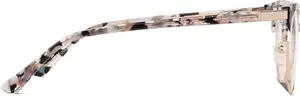 Zenni Mixed Material Cat-eye Full Rim Frame