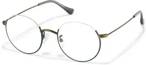 Zenni Round Eyeglasses With Metal Frame - Green
