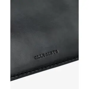 ALLSAINTS Remy Logo-debossed Square Leather Wallet - Black