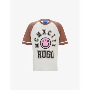 Hugo Graphic-print Short-sleeve Cotton T-shirt Xxl