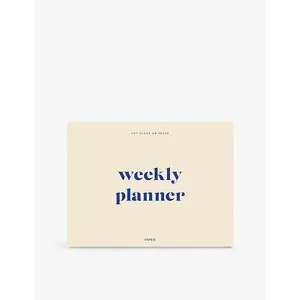 Papier Joy Weekly Paper Desk Planner 24cm X 18cm - Beige