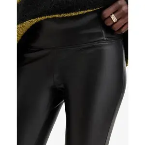 ALLSAINTS Cora High-rise Faux-leather Leggings - Black