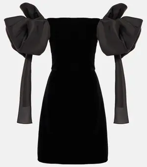 Carolina Herrera Off-shoulder Minidress - Black