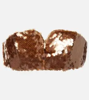 BLAZÉ MILANO Sequined Bra Top - Pink