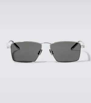Saint Laurent Sl 700 Rectangular Sunglasses - Silver