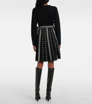 Diane Von Furstenberg Chelsea Pleated Minidress