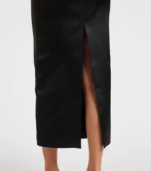 Attico Satin Midi Dress