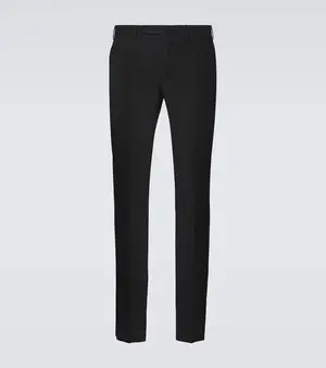 SLOWEAR Incotex Wool Straight Leg Trousers