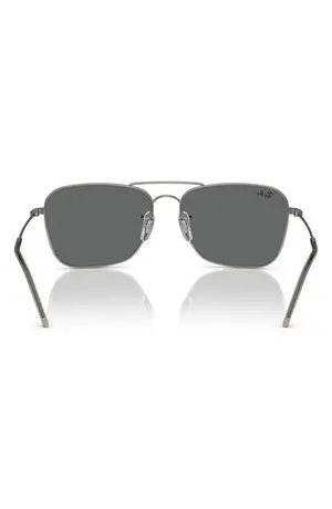 Ray-ban Caravan Reverse 61mm Square Sunglasses - Gold Flash