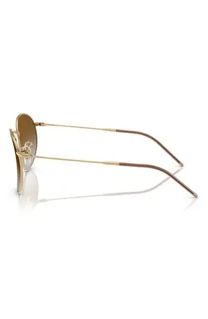 Ray-ban 55mm Phantos Sunglasses - Gold Flash