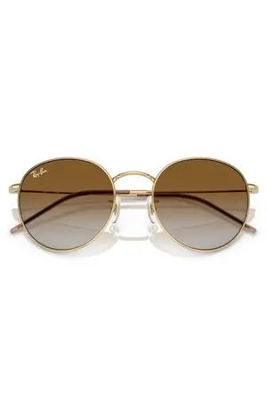 Ray-ban 55mm Phantos Sunglasses - Gold Flash