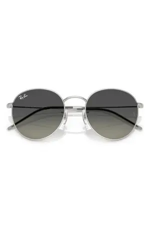 Ray-ban 55mm Phantos Sunglasses - Silver/grey Gradient