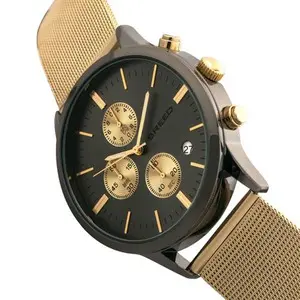 BREED Espinosa Chronograph Bracelet Watch - Gold/gunmetal