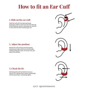 LUCY QUARTERMAINE Splash Ear Cuff