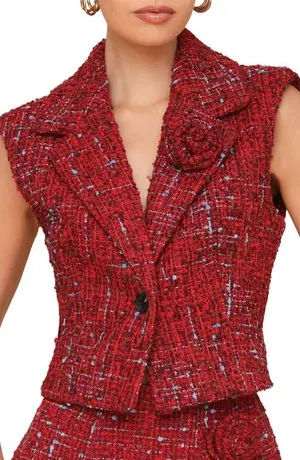 Avec Les Filles Tweed Vest