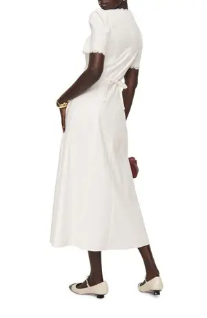REFORMATION Alida Organic Cotton Midi Dress