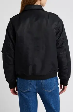 SCHOTT Satin Flight Jacket