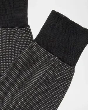Pantherella Tewkesbury Fil D'ecosse 3-pack Crew Socks - Black