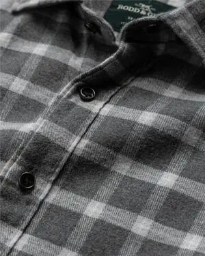 Rodd & Gunn Apos;s Mclaren Falls Check Sport Shirt - Granite