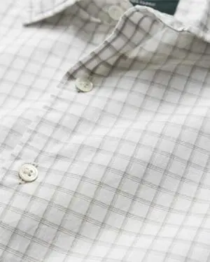 Rodd & Gunn Apos;s Three Streams Poplin Check Sport Shirt - Fern