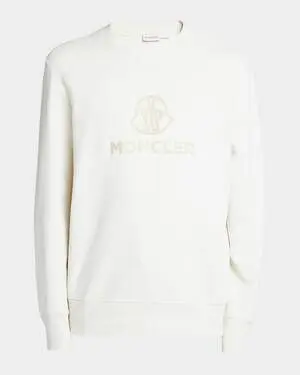 Moncler Moncler Logo Patch Sweatshirt - White