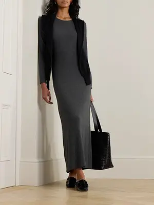 LESET Lauren Stretch-jersey Maxi Dress