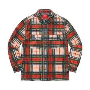 Supreme Corduroy Plaid Shirt - Multicolor