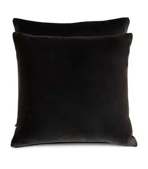 Frette Luxury Velvet Cushion Cover - Grey