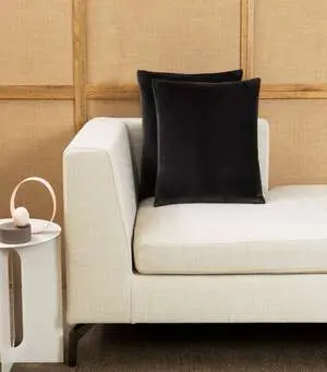 Frette Luxury Velvet Cushion Cover - Grey