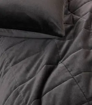 Frette Luxury Velvet Cushion Cover - Grey