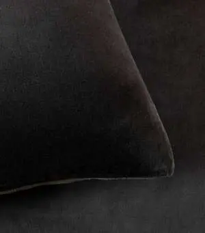 Frette Luxury Velvet Cushion Cover - Grey